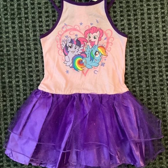 My Little Pony | Dresses | My Little Pony Girls Pink Purple Halter Tutu ...